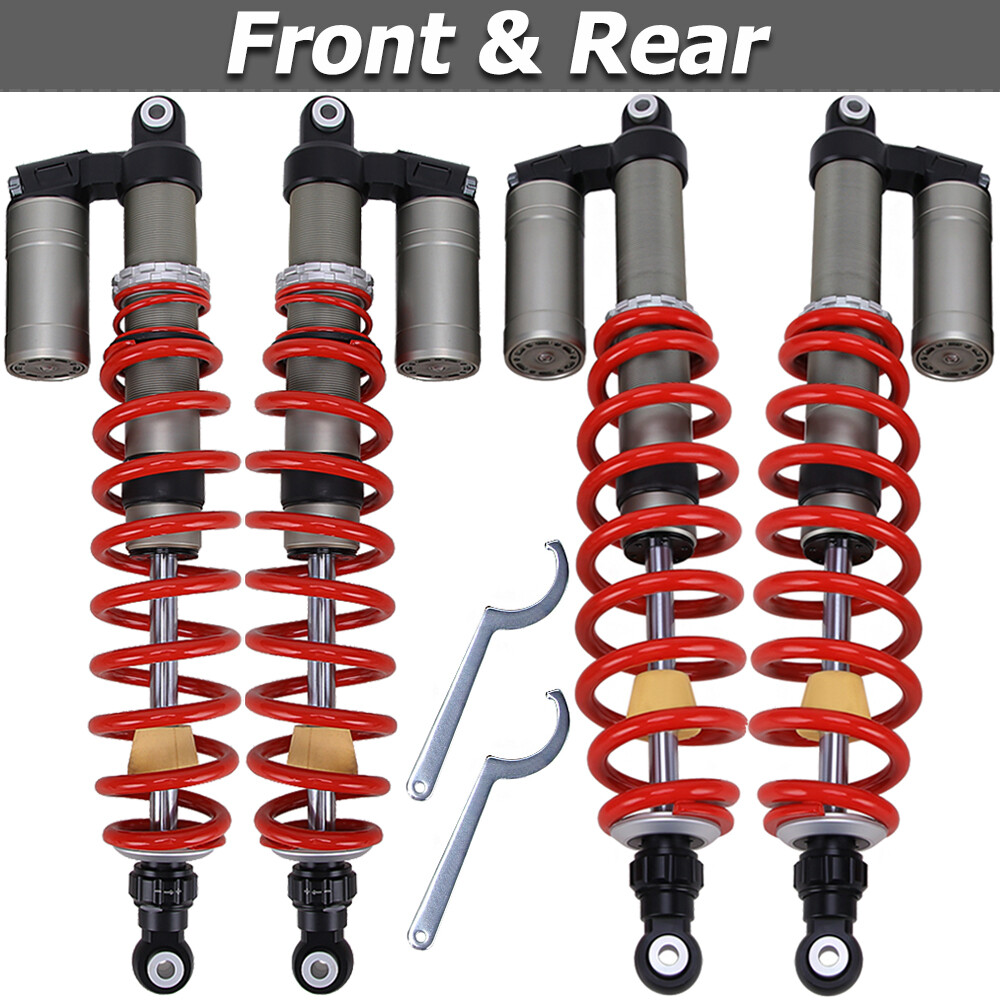 STAGE 4 PERFORMANCE FRONT REAR SHOCKS ABSORBERS ADJUSTABLE FOR POLARIS ...