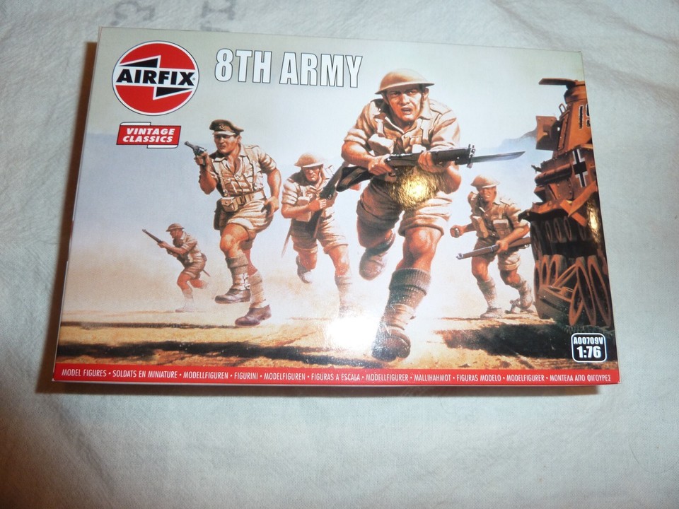 1/72 Scale Airfix WW ll British 8th Army Model Kit, New In Box | eBay