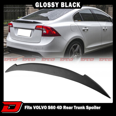 2011-2018 Fits VOLVO S60 T5 T6 4DR V Rear Trunk Boot Spoiler Wing Paint ...