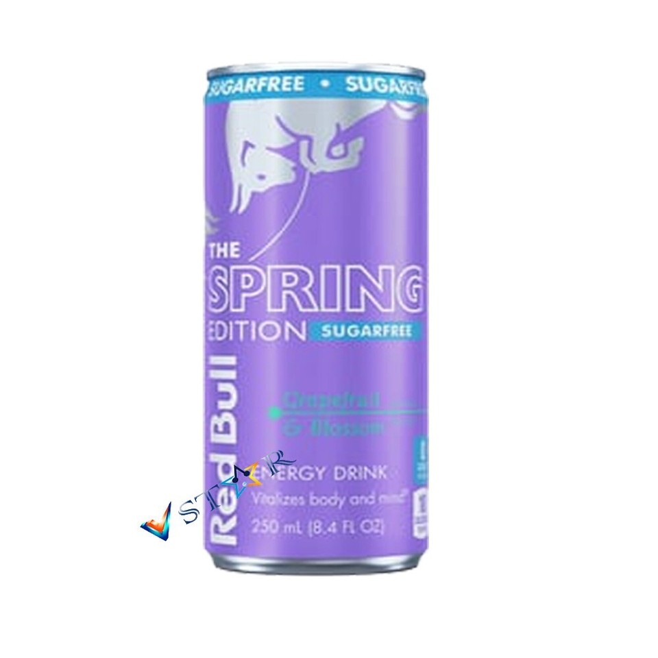 Red Bull The Lilac Edition Sugar free Grapefruit & Blossom Energy Drink ...
