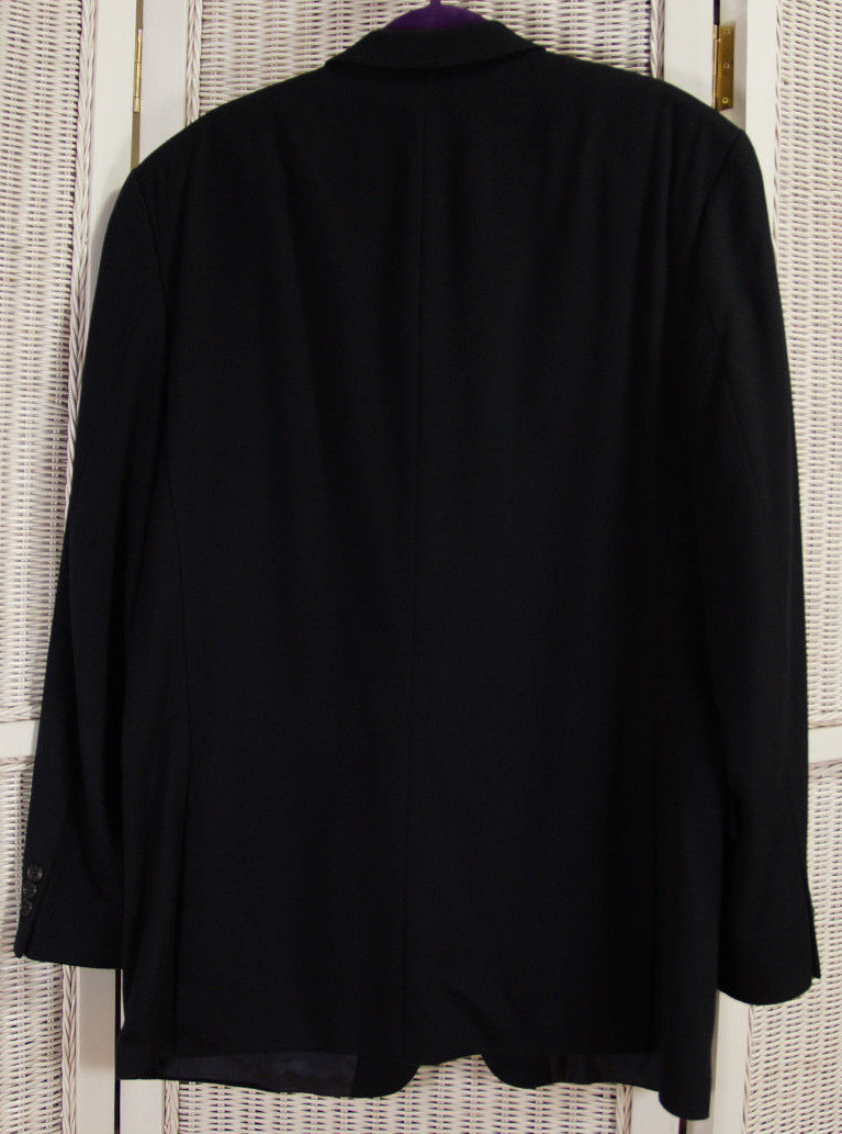 DESCH Men's Pure Cashmere Jacket 42L Classic Navy Blue Blazer Sports Coat | eBay UK