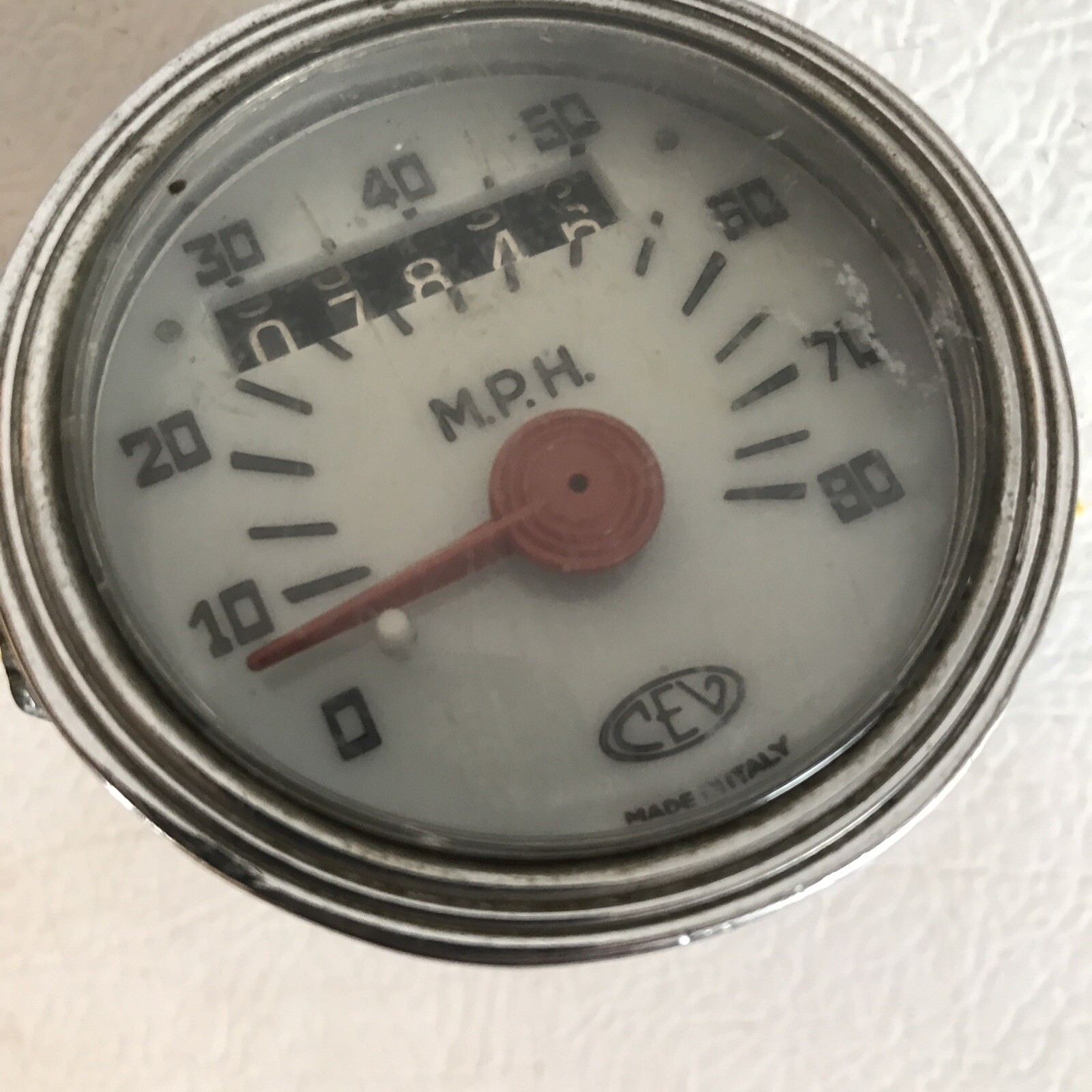 VINTAGE CEV SPEEDOMETER GARELLI BRONCCO BRONCO TS-4 MINI BIKE CYCLE ...