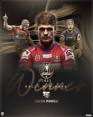 NRL RUGBY TEAM CHAMPION PLAYER Poster, BIG 420mm,MEDAL, Newcastle ...