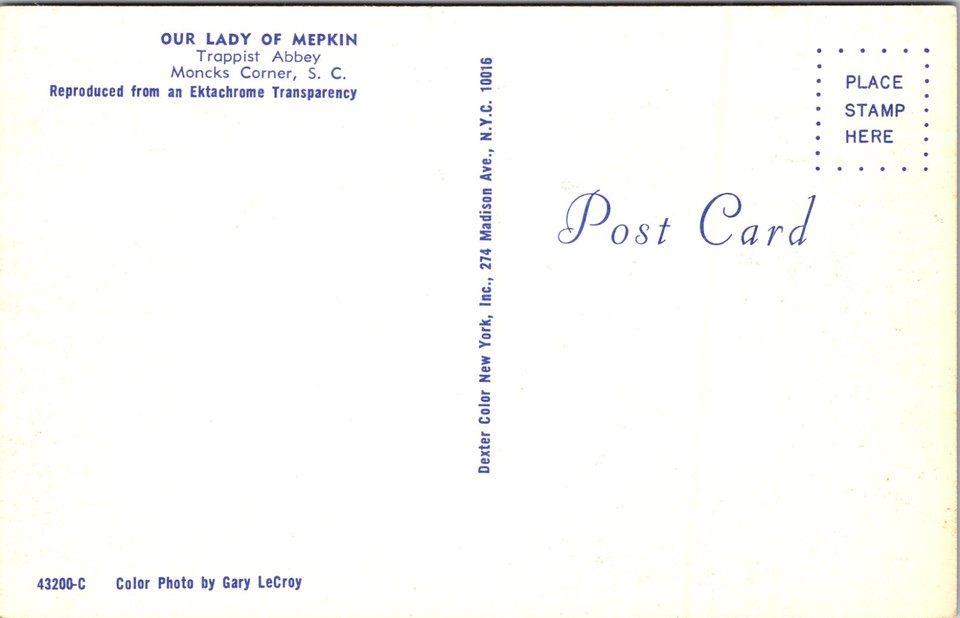 Trappist Abbey Monks Our Lady of Mepkin Moncks Corner South Carolina ...