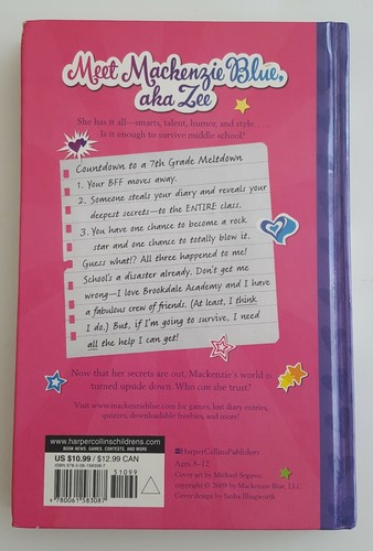 MACKENZIE BLUE - Book - Tina Wells 9780061583087| eBay