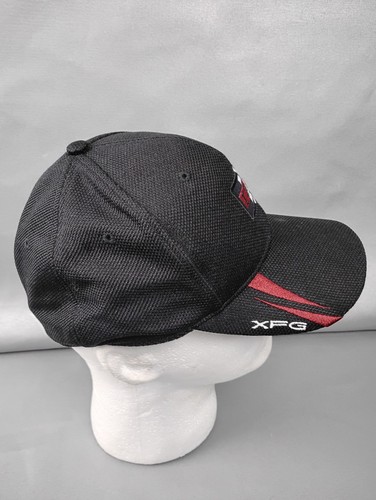 Izod X Golf Hat Black, White Maroon Logo Stretch Fit Baseball Cap New ...