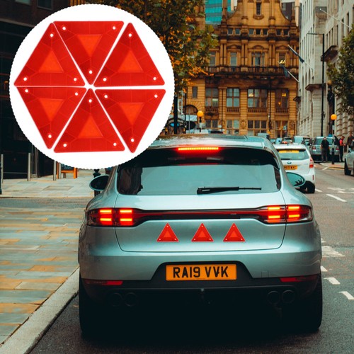 10 Pcs Warning Triangle Roadside Reflectors Vehicle Safety Triangles | eBay