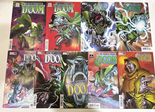 One World under Doom #1-9 All 1st & All Cover B Variants, Doomasaur ...