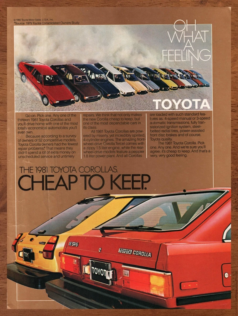 Toyota Car Advertising Posters