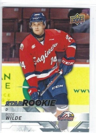 2018-19 Upper Deck CHL Star Rookie #399 Bode Wilde | eBay