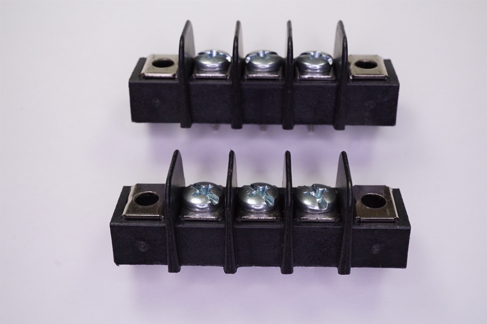 Lot of 2 38720-6203 Molex PCB Beau Terminal Strip 9.53mm Pitch 3 ...