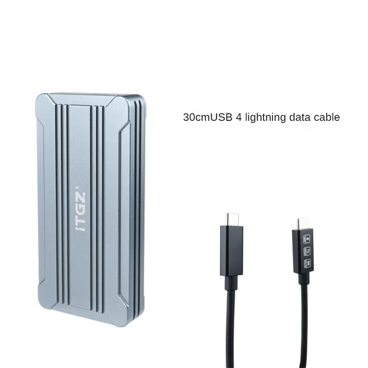 ITGZ USB 4.0 Thunderbolt NVMe 40Gbps M.2 SSD enclosure ASM2464 EGPU | eBay