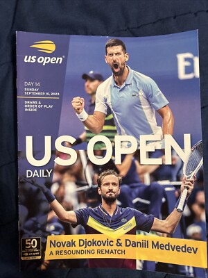 Novak Djokovic & Daniil Medvedev Day 14 2023 US OPEN Daily Program Men ...