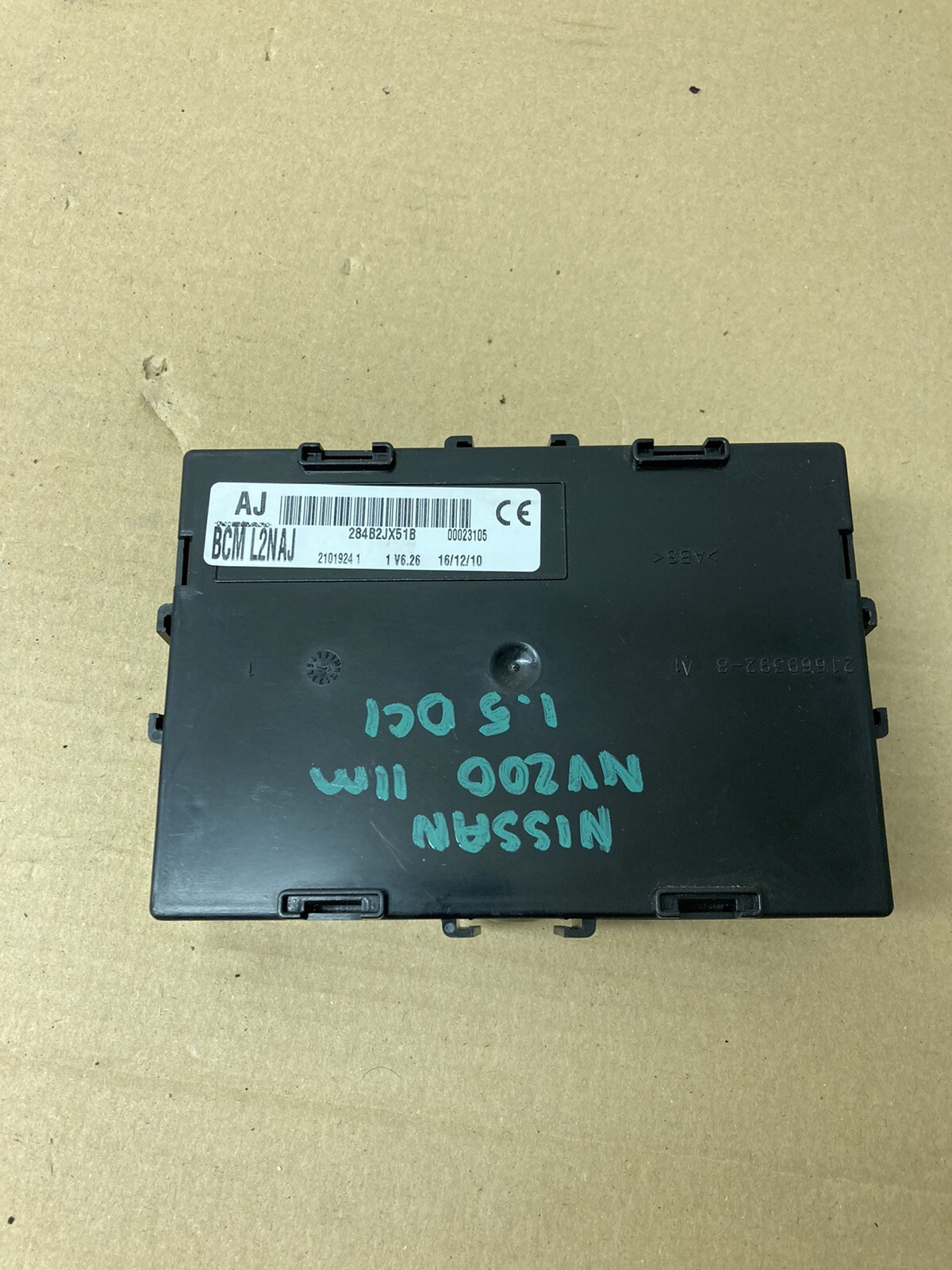 NISSAN NV200 BCM BODY CONTROL MODULE 284B2JX51B | eBay UK