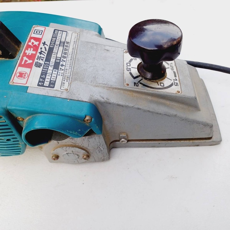 Makita 1805B 6 1/8 Planer 155mm 50-60Hz 1140W 12A 100V 15000RPM Tested ...