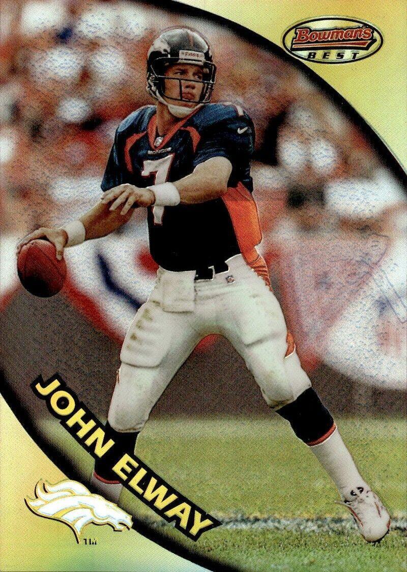 1997 Bowman's Best - Jumbo John Elway #4 Refractor for sale online | eBay