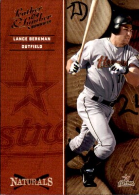Lance Berkman 2004 Donruss Leather & Lumber Naturals #N-3 /2499 ...