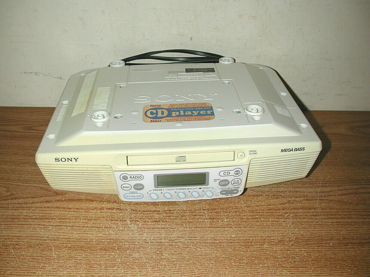 Under Cabinet Music System ILive Bluetooth Kitchen Clock Radio With CD