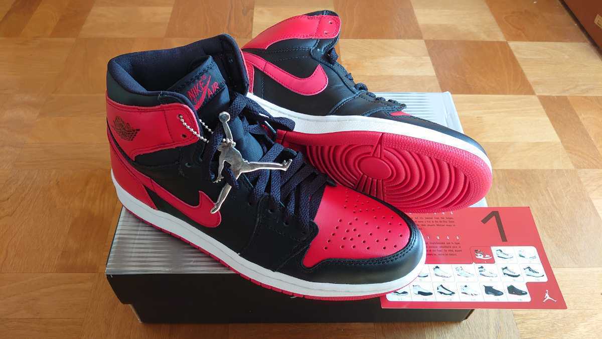 Nike Air Jordan 1 Retro High "Black/Varsity Red"(2001) 27cm 136066-061 ...