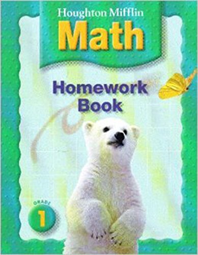 HOUGHTON MIFFLIN MATH: HOMEWORK BOOK (CONSUMABLE) GRADE 1 **BRAND NEW ...