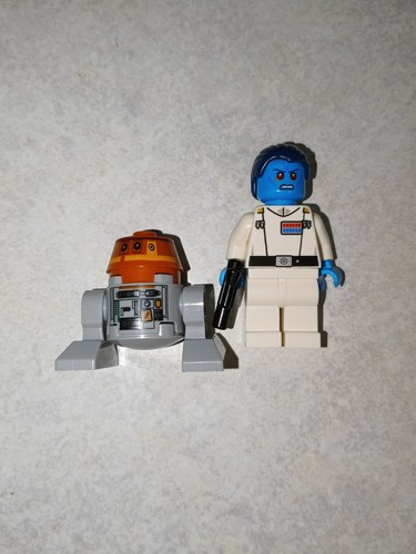 LEGO Star Wars Grand Admiral Thrawn & Chopper Minifig 75170 Sw0811 ...