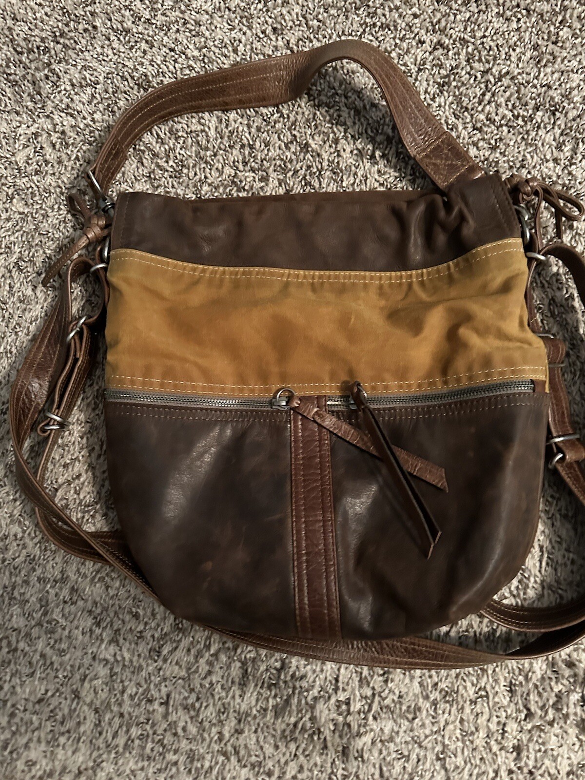 Rough & Tumble Custom Leather Train Pack Shoulder Bac… - Gem