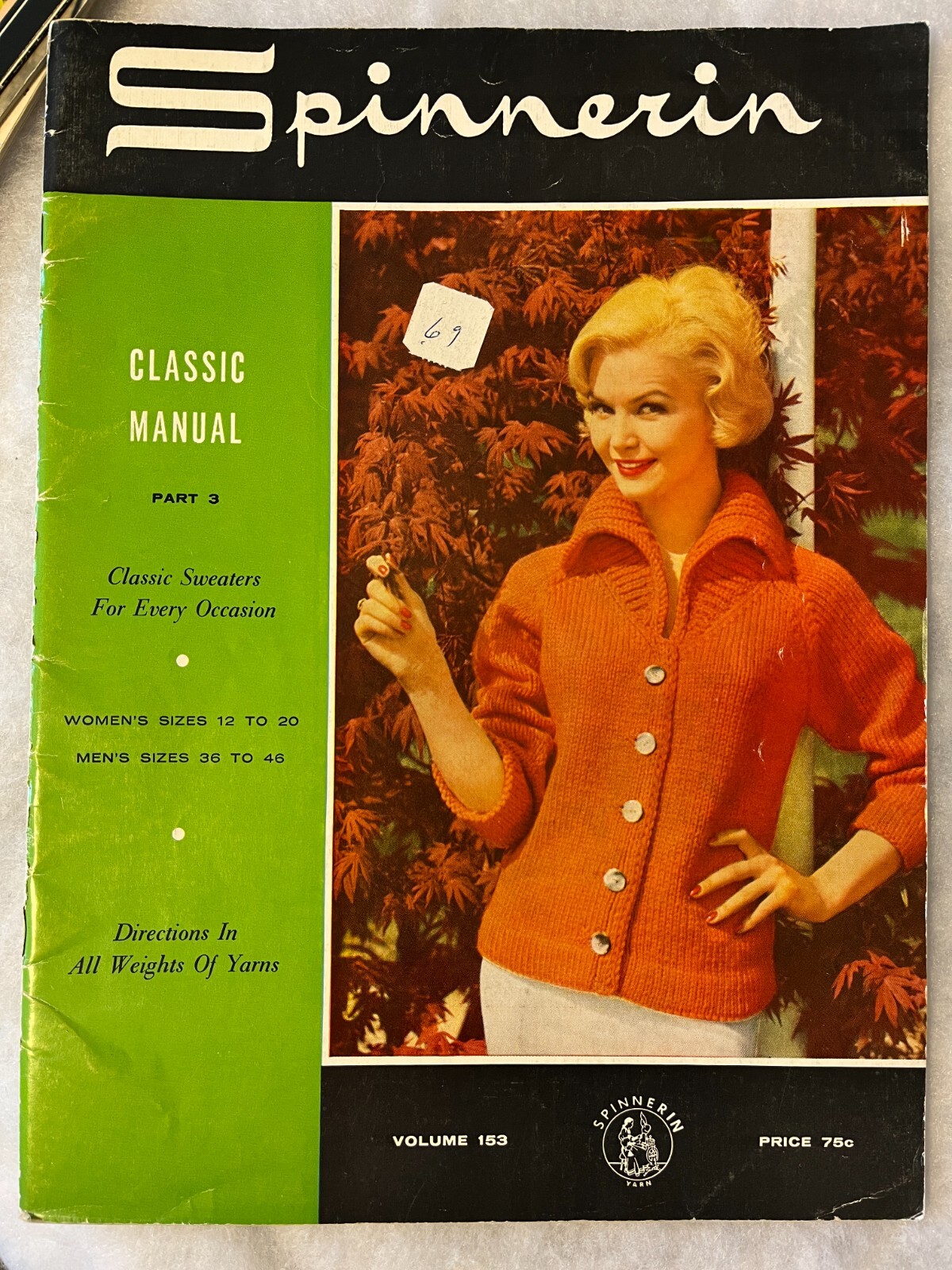 Vintage Knit Sweater Pattern Books and Leaflets - Adult and Child Sizes ...