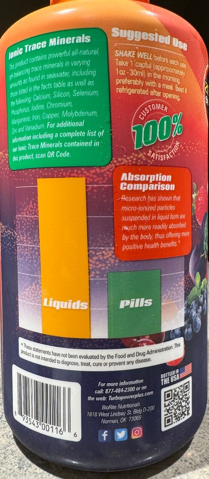 Turbo Power Plus Liquid Vitamins | eBay