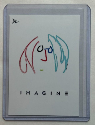 John Lennon Limited Edition Artist Signed “Imagine” Trading Card 3/10 ...