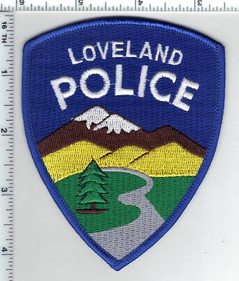 Loveland Police (Colorado) Shoulder Patch from the 1980s | eBay