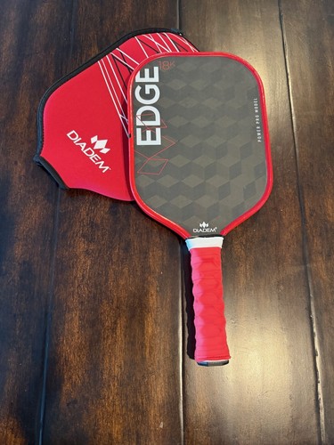 Diadem Edge 18k Power Pro Pickleball Paddle w/Hesacore hexagon grip ...
