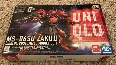 UNIQLO Celebrates 40th Anniversary Gundam MS-06-SU ZAKU HG 1/144 MODEL ...