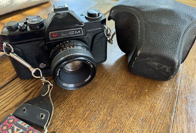 GAF L-CM 35MM SLR Camera (Single Lens Reflex) Chinon 1:2/50 lens made ...