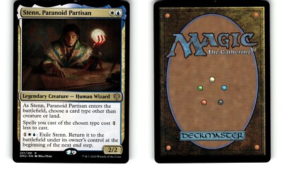 MTG Dominaria United Stenn, Paranoid Partisa DMU 221/281 R NM/MT | eBay