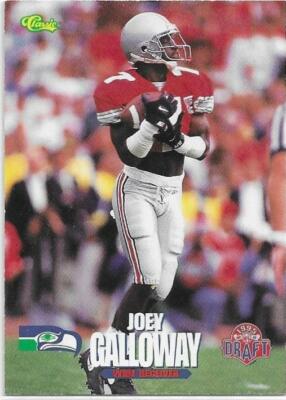JOEY GALLOWAY 1995 Classic ROOKIE Football card #8 Ohio State Buckeyes ...