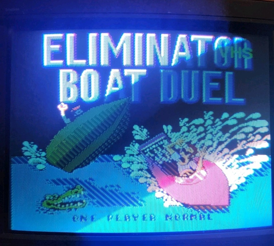 NES GAME LOT Eliminator Boat Duel Mendel Palace Mickey Krazy Kreatures ...