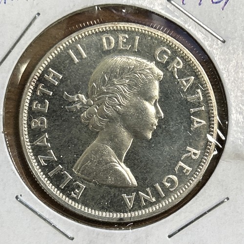 1961 Canada Queen Elizabeth II Voyageur Silver Dollar Gem PL BU ...