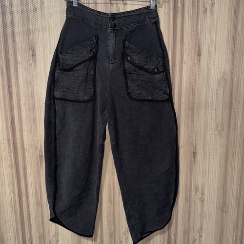 Free People Movement Timko Pants Womens Small Oversized Black SOLD OUT ...