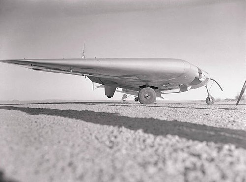 The twin motored ultra modern "flying wing" Northrop Aircraft Inc- 1941 Photo | eBay