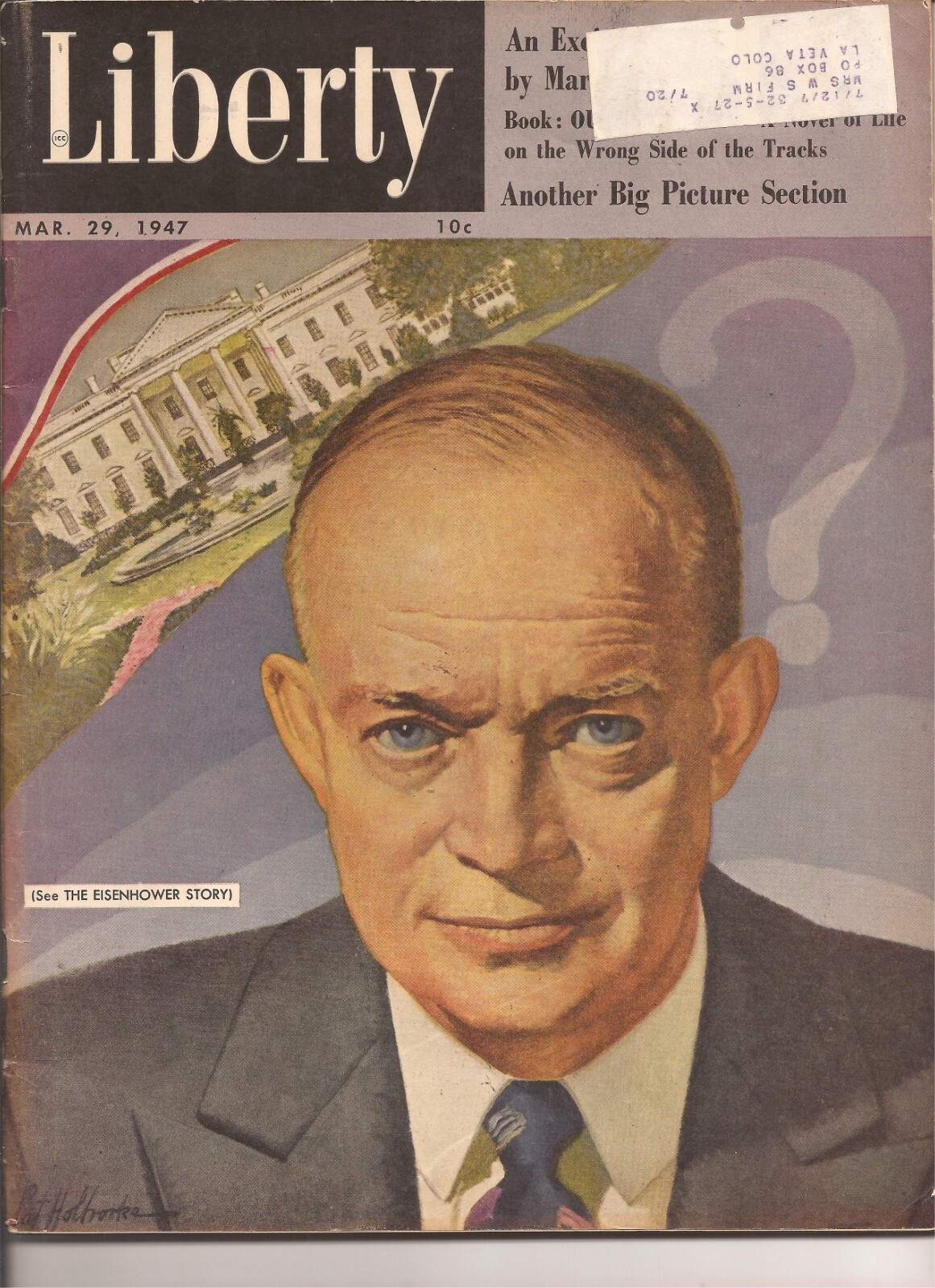 Vintage Liberty Magazine Mar 29,1947, Eisenhower and more | eBay