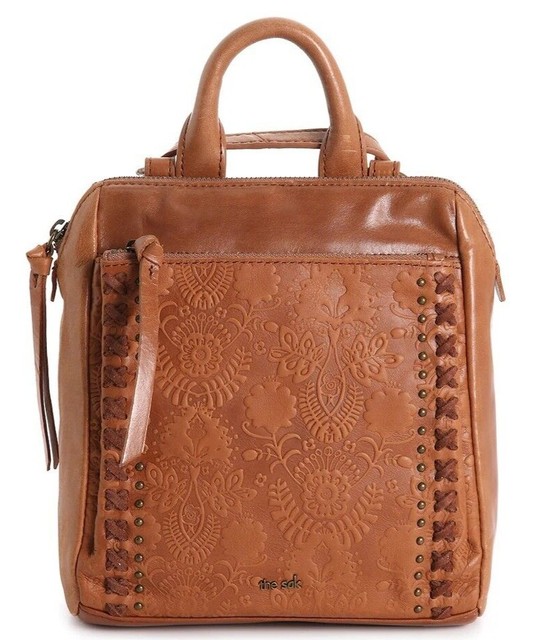 The SAK Women's Loyola Convertible Mini Backpack Tobacco Floral ...