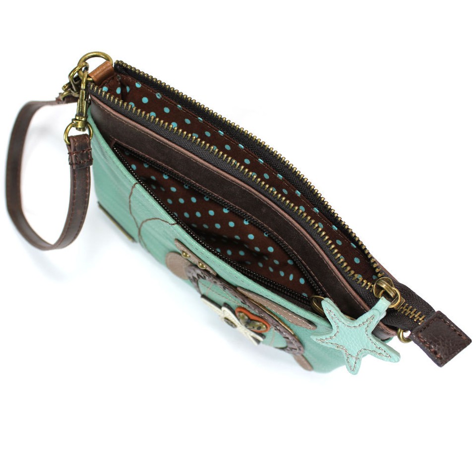 New Chala Mini Crossbody TURTLE Bag Pleather Small Purse Teal Green ...