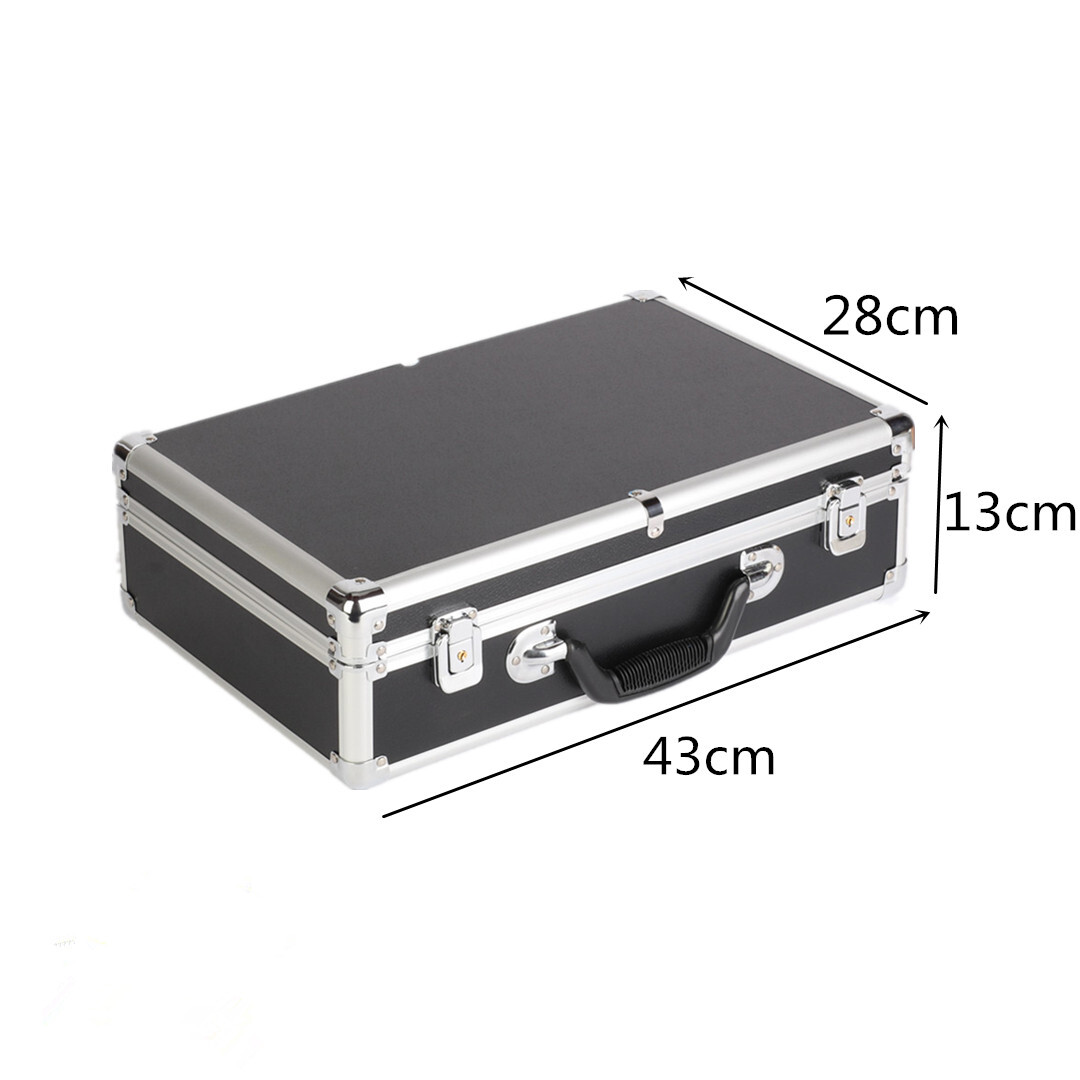 Portable Wireless Microphone Carrying Case Storage Mic Toolbox Suitcase ...