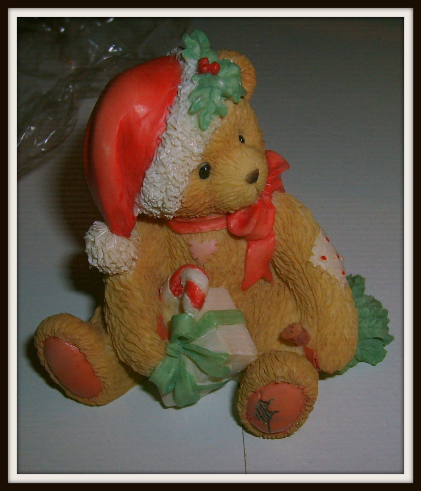 Cherished Teddies - "Happy Holidays, Friend" December Bear Figurine ...