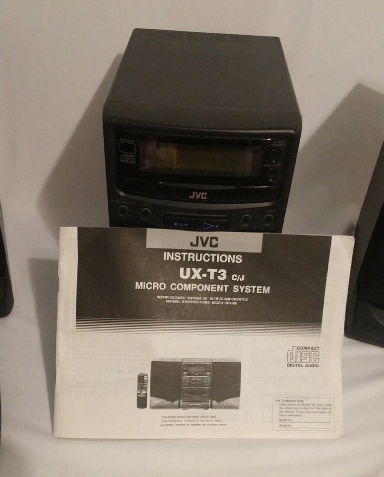 JVC UX-T3 Micro Component Stereo System - Own A Piece of Nostalgia | eBay
