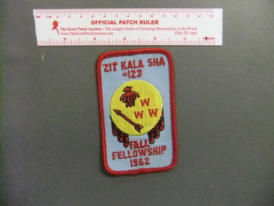 Boy Scout OA 123 Zit-Kala-Sha activity patch 3463GG | eBay