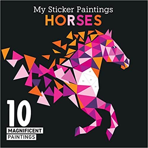 My Sticker Paintings: Horses: 10 Magnificent Paintings (Happy Fox Books ...
