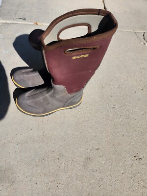 Bogs Boots Womens SZ 7 Brown Classic High Handles Pull On Waterproof ...