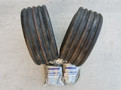 2 - 16X6.50-8 170/60-8 6-Ply 5-Rib Deep Vredestein V61 Hay Tires and ...