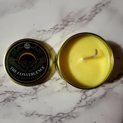 CONVERGENCE CANDLE Black Sun Illumicrate Honey & Cinnamon NEW | eBay